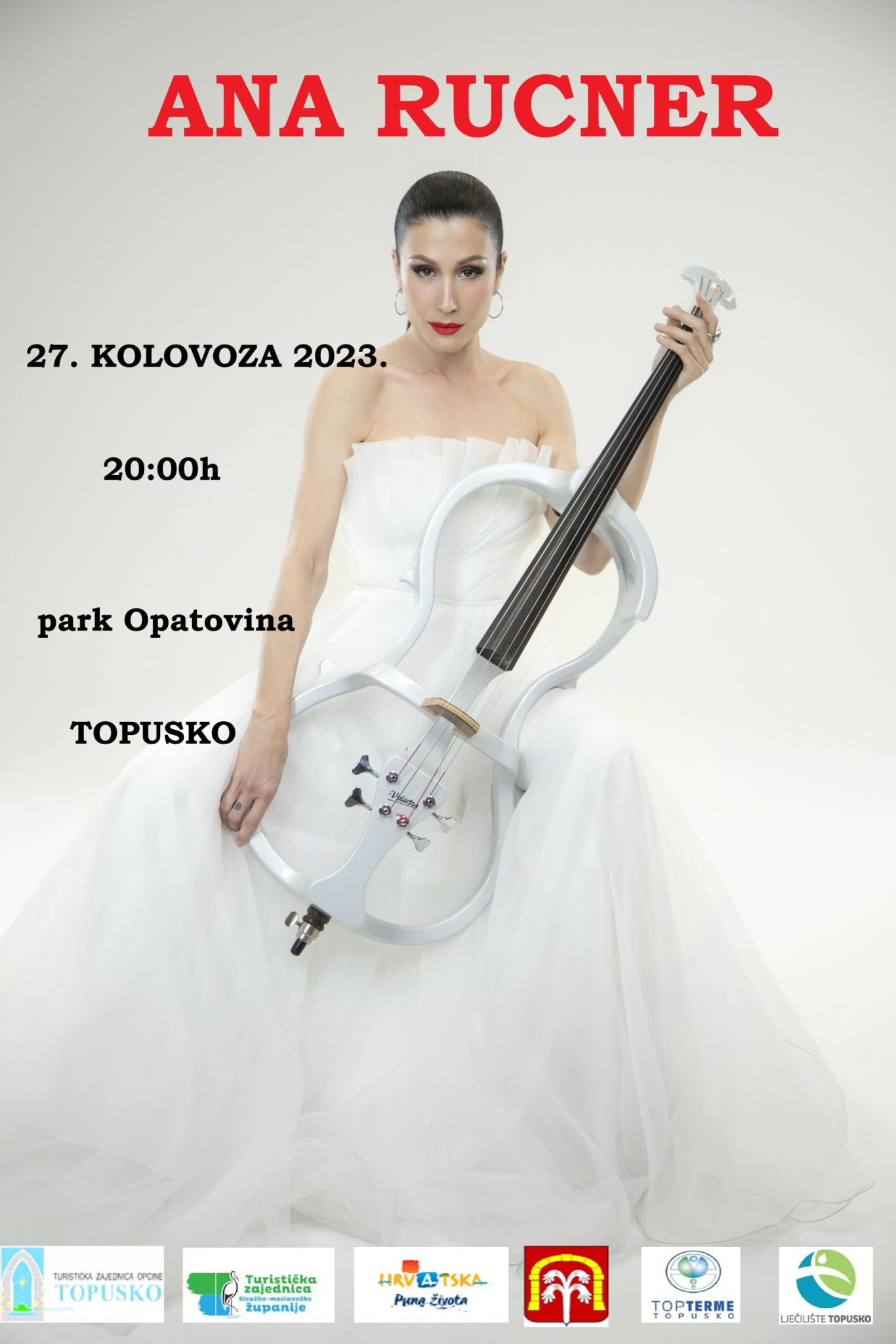KONCERT ANA RUCNER 27.08.2023. – Turistička zajednica općine Topusko ...